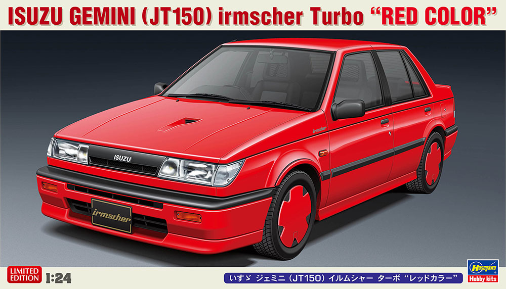 1:24 ISUZU GEMINI (JT150) irmscher Turbo “RED COLOR” | MN modelář