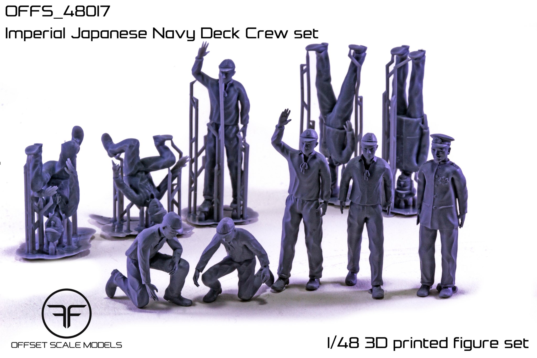 1:48 IJN Deck crew set | MN modelář