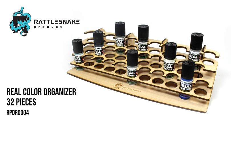 Real color organizer for 32 pieces | MN modelář