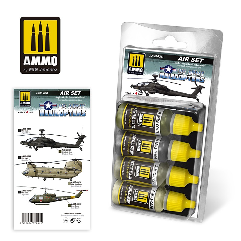 US Army Helicopters Set | MN modelář