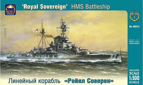 1:500 HMS Battleship "Royal Sovereign" | MN modelář