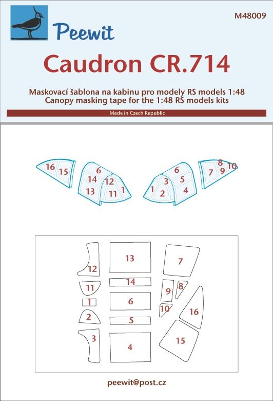 1:48 Caudron CR.714 - pro modely RS models | MN modelář