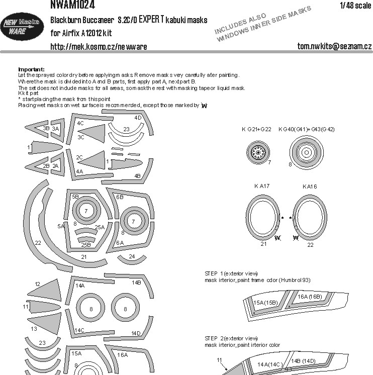 1:48 Blackburn Buccaneer S.2C/D EXPERT SET | MN modelář