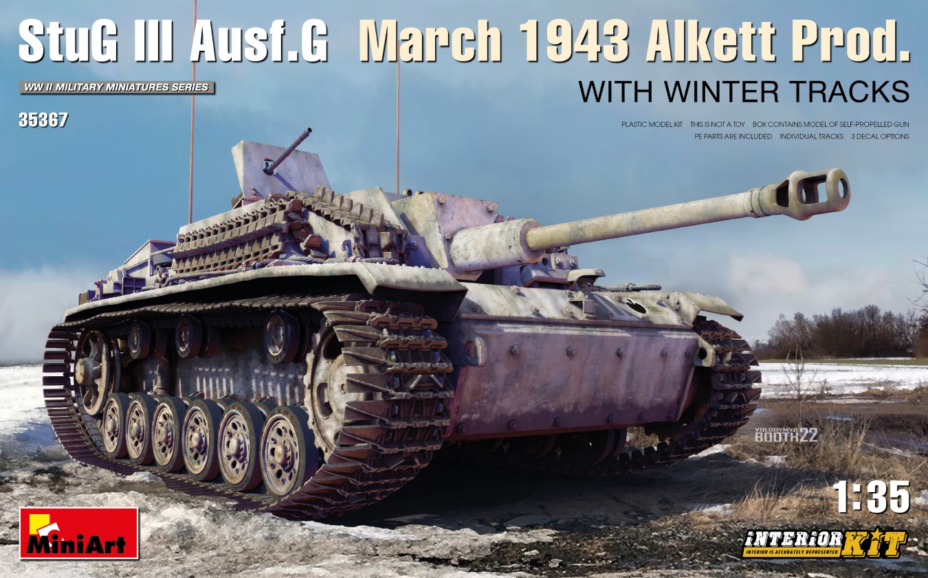 1:35 StuG III Ausf. G March 1943 Alkett Prod. WITH WINTER TRACKS. | MN ...