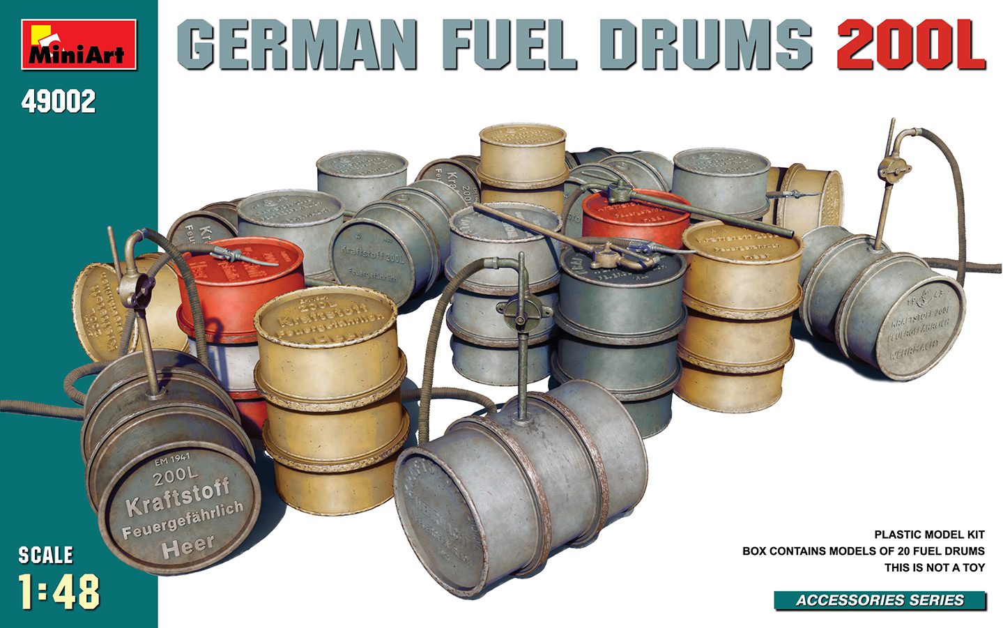 1:48 GERMAN FUEL DRUMS 200L | MN modelář