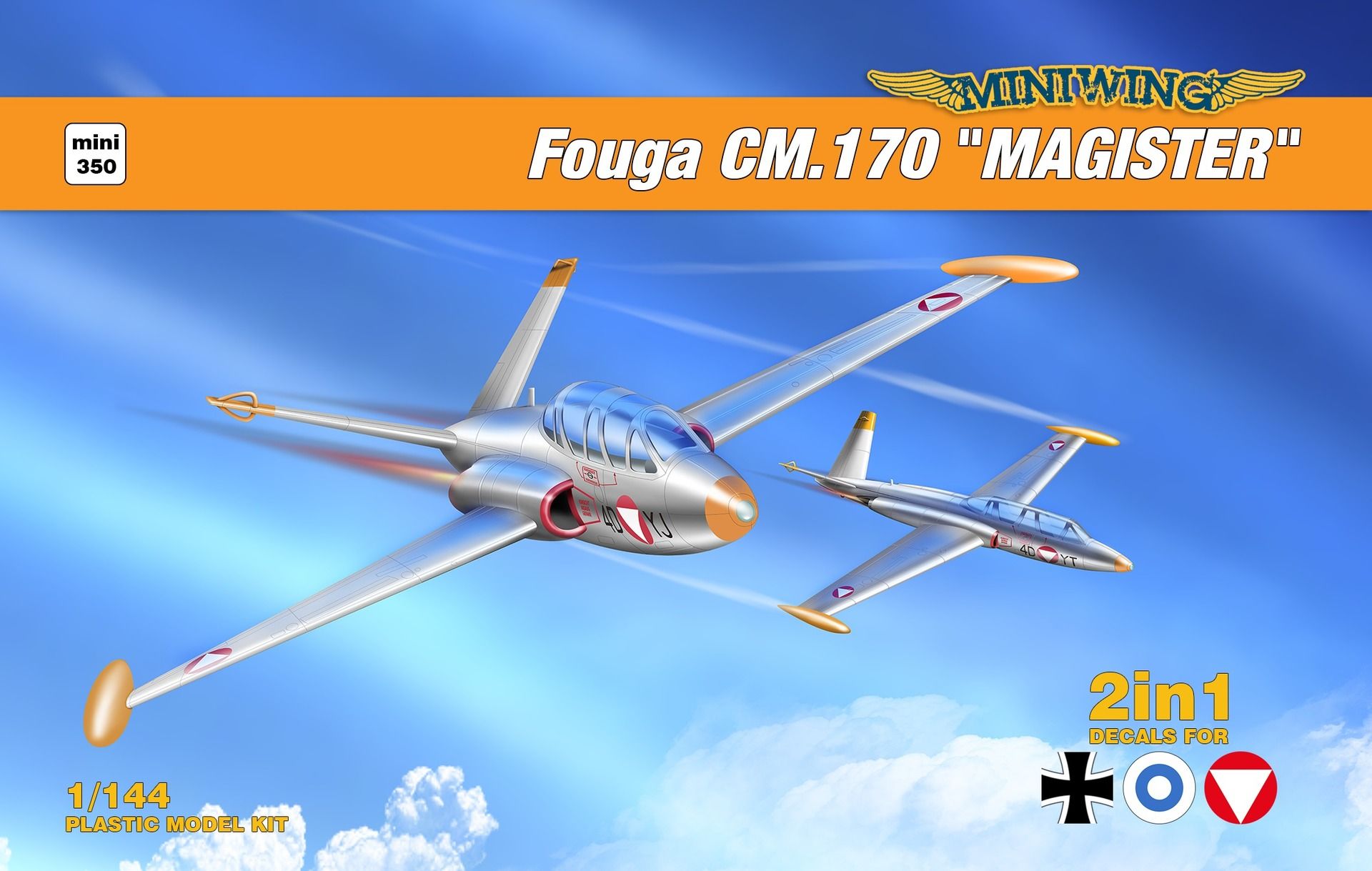 1:144 Fouga CM.170 'MAGISTER' Austria | MN modelář