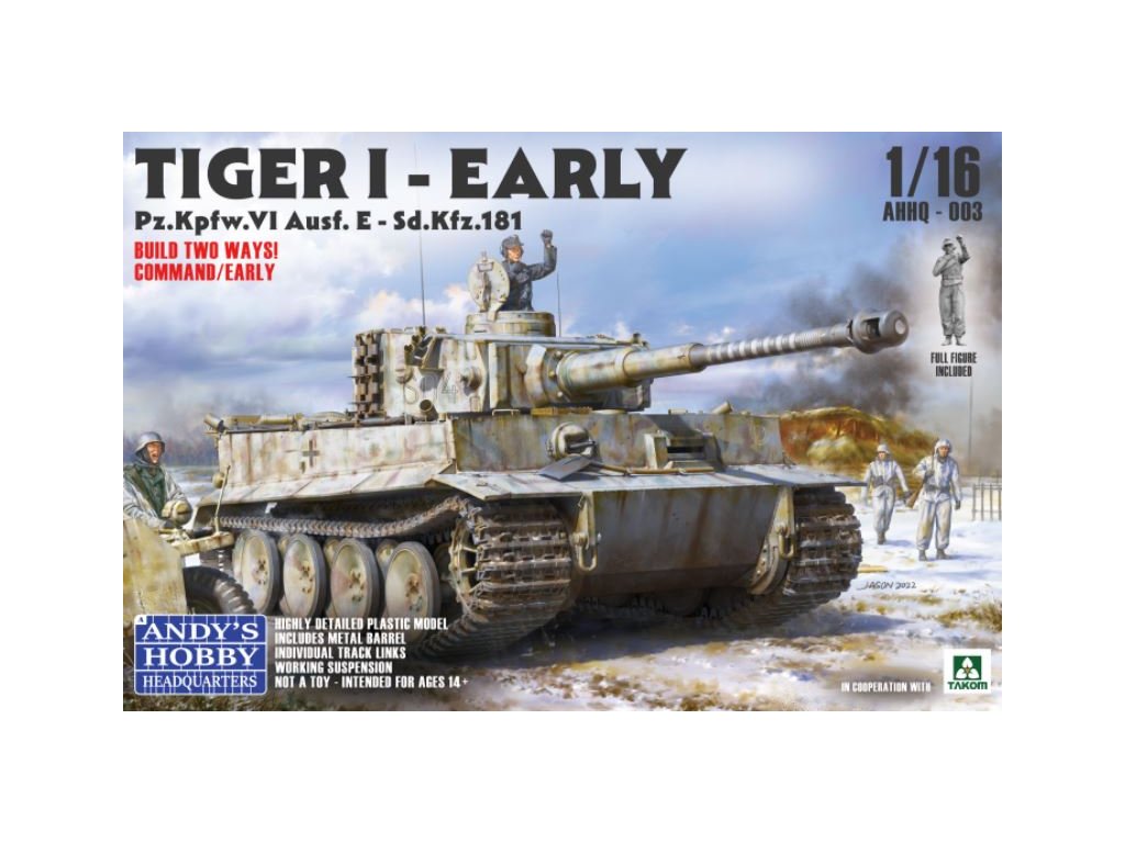 1:16 Tiger I Early Pz.Kpfw. VI Ausf. E | MN modelář