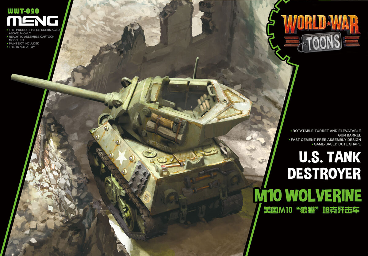 World War Toons M10 Wolverine U.S. Tank Destroyer | MN modelář
