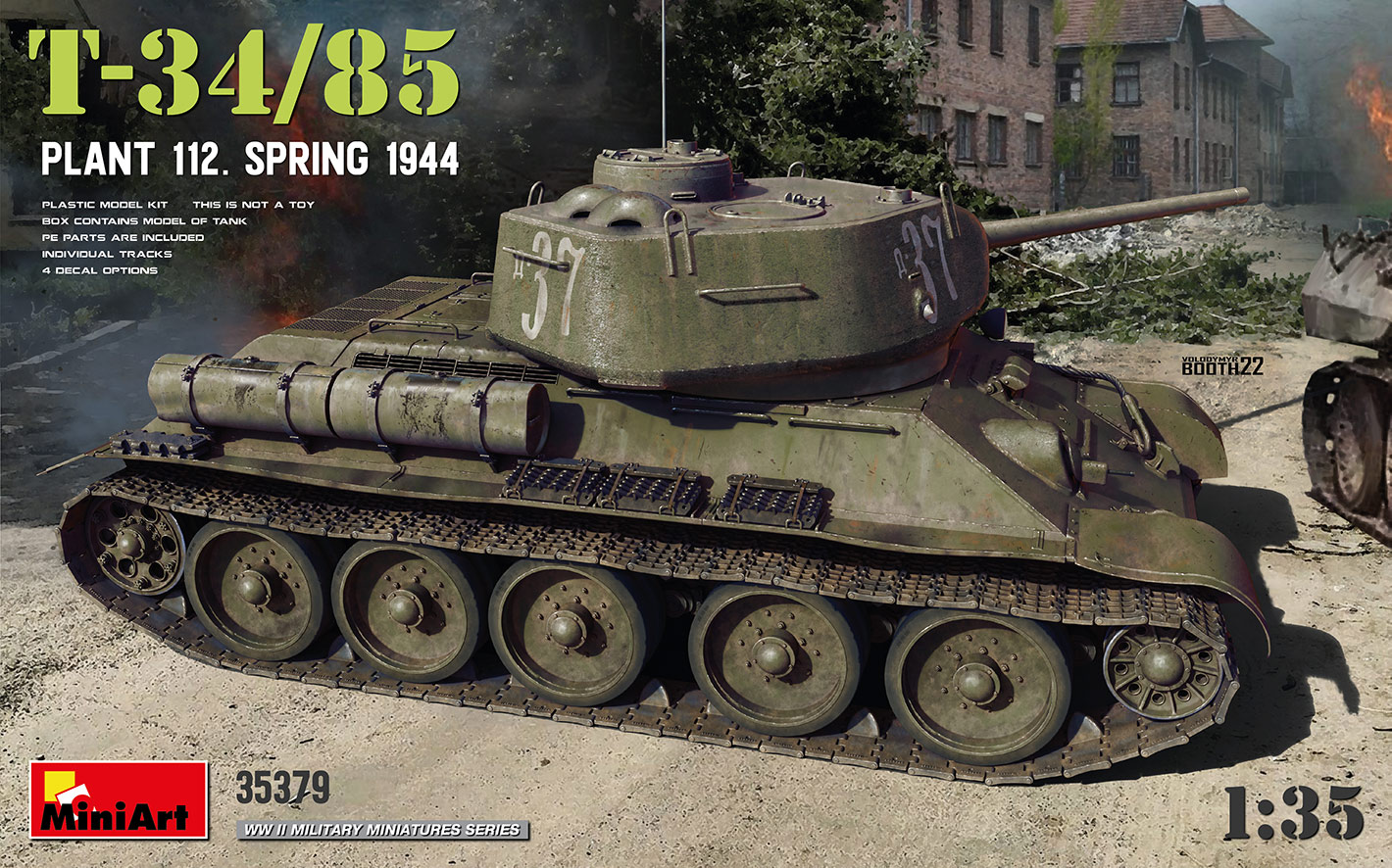 1:35 T-34/85 PLANT 112. SPRING 1944 | MN modelář