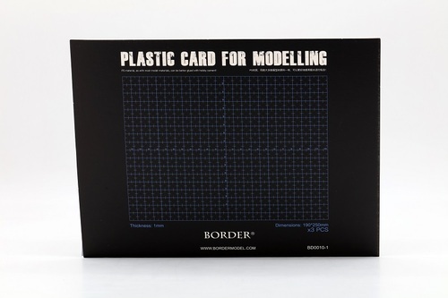 Plastic Card For Modelling 1mm (3 pcs.) | MN modelář