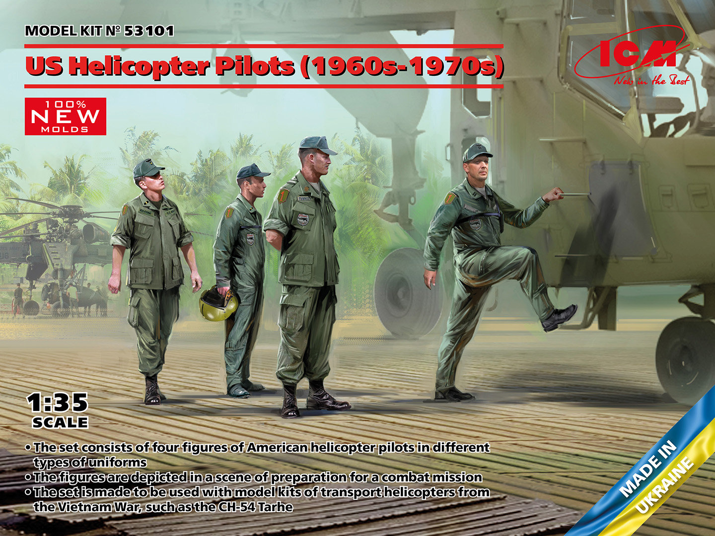 1:35 US Helicopter Pilots | MN modelář