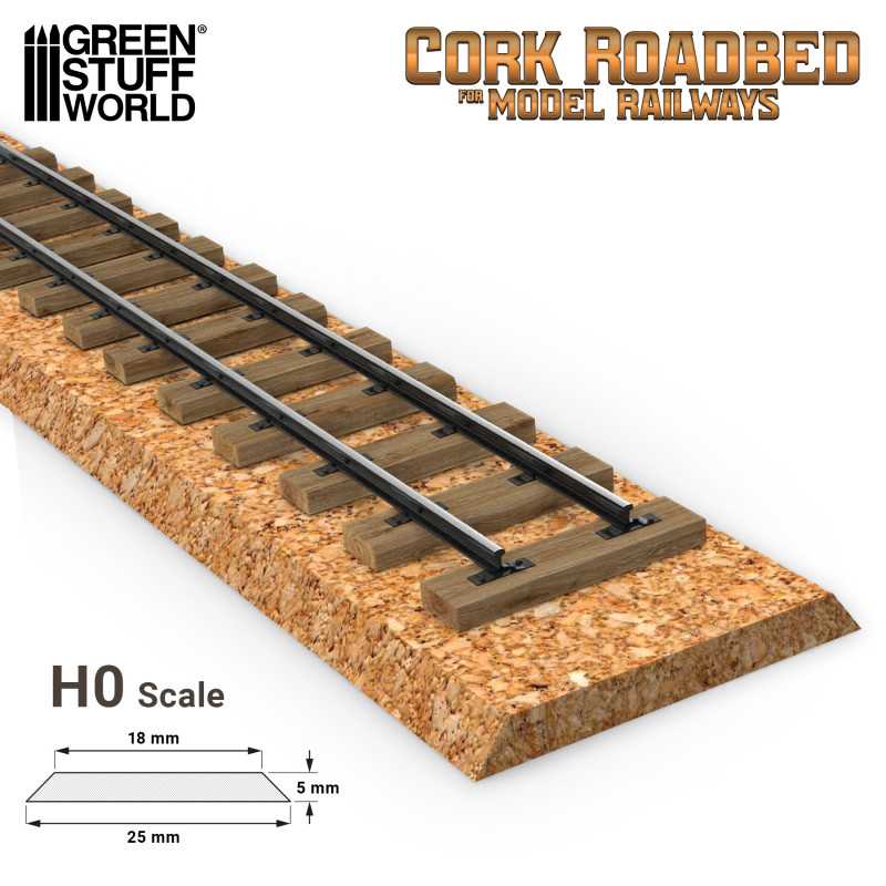 H0 CORK ROADBED | MN modelář