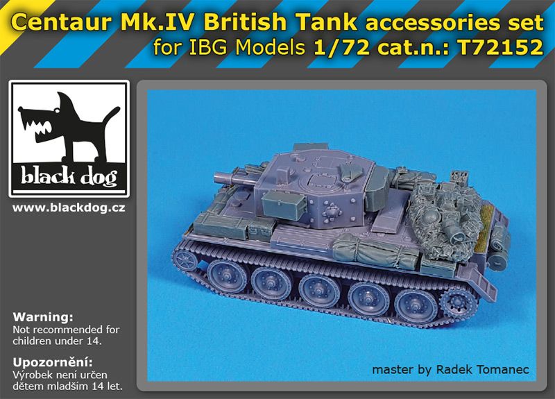 1:72Centaur Mk IV British tank accessories set | MN modelář