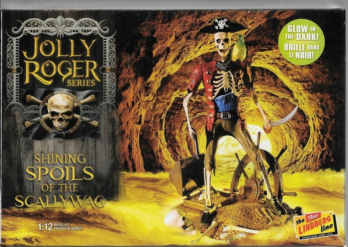1:12 Jolly Roger Shining Spoils Scallywag Skeleton Pira | MN modelář