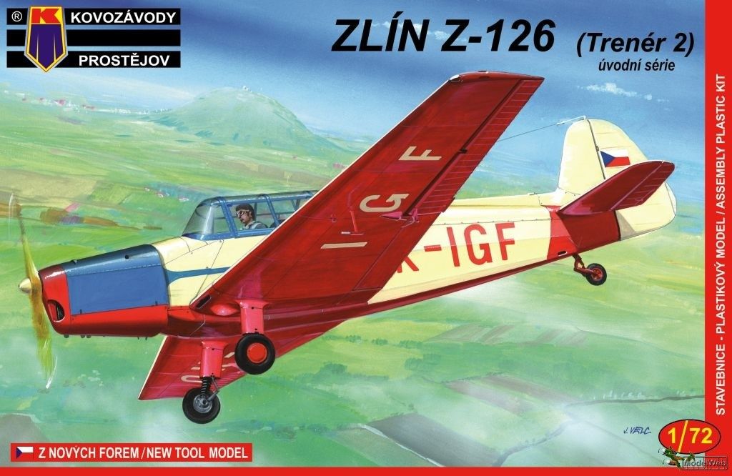 1:72 Zlín Z-126 (Trenér 2) úvodní série | MN modelář