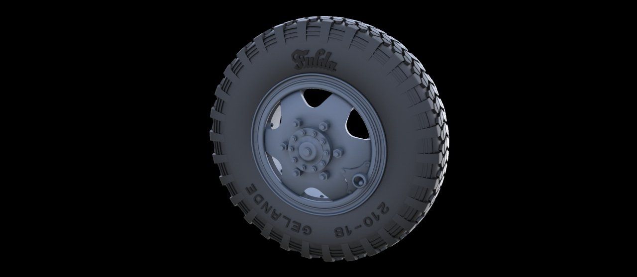 1:35 Sd.Kfz 232 road wheels (early pattern) | MN modelář