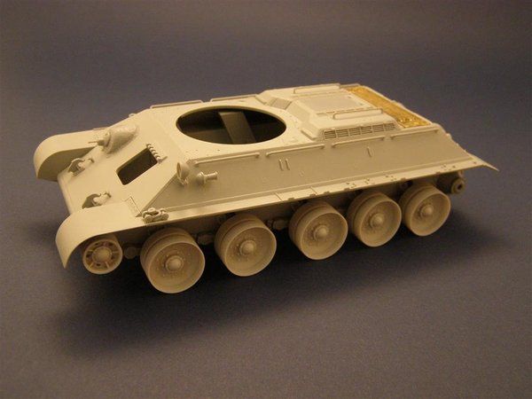 1:35 T-34 Tank (model 1940-41) Burn out Wheels | MN modelář