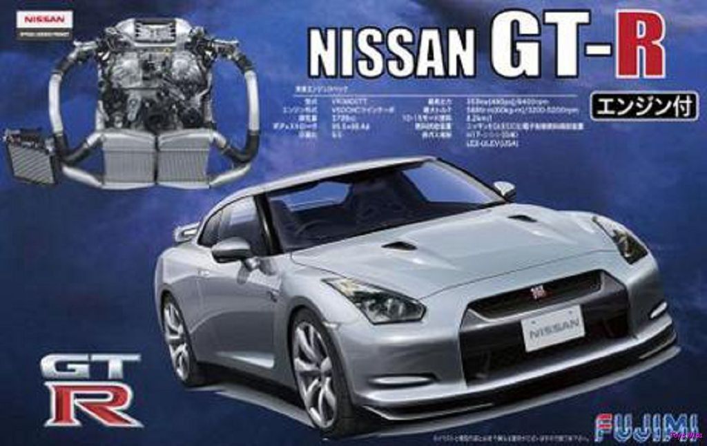 1:24 Nissan GT-R R34 + Engine | MN modelář