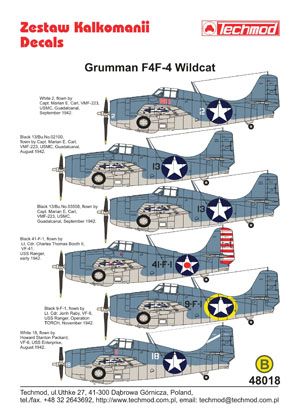 1:48 Grumman F4F-4 Wildcat | MN modelář