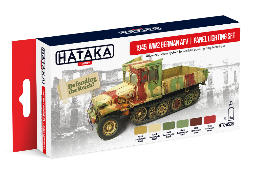 1945 WW2 German AFV | panel lighting set | MN modelář