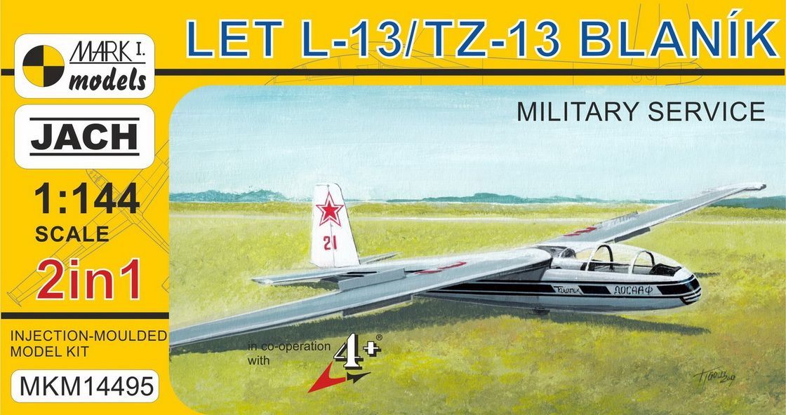 1:144 LET L-13/TZ-13 Blanik Military Service | MN modelář