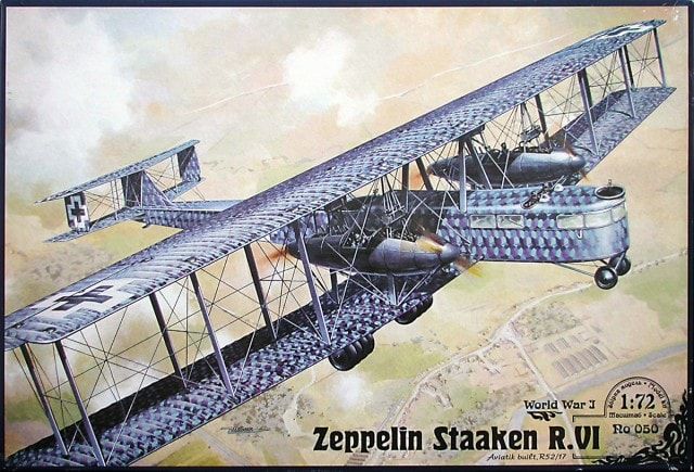 1:72 Zeppelin Staaken R.VI (Aviatik built, R52/17) | MN modelář