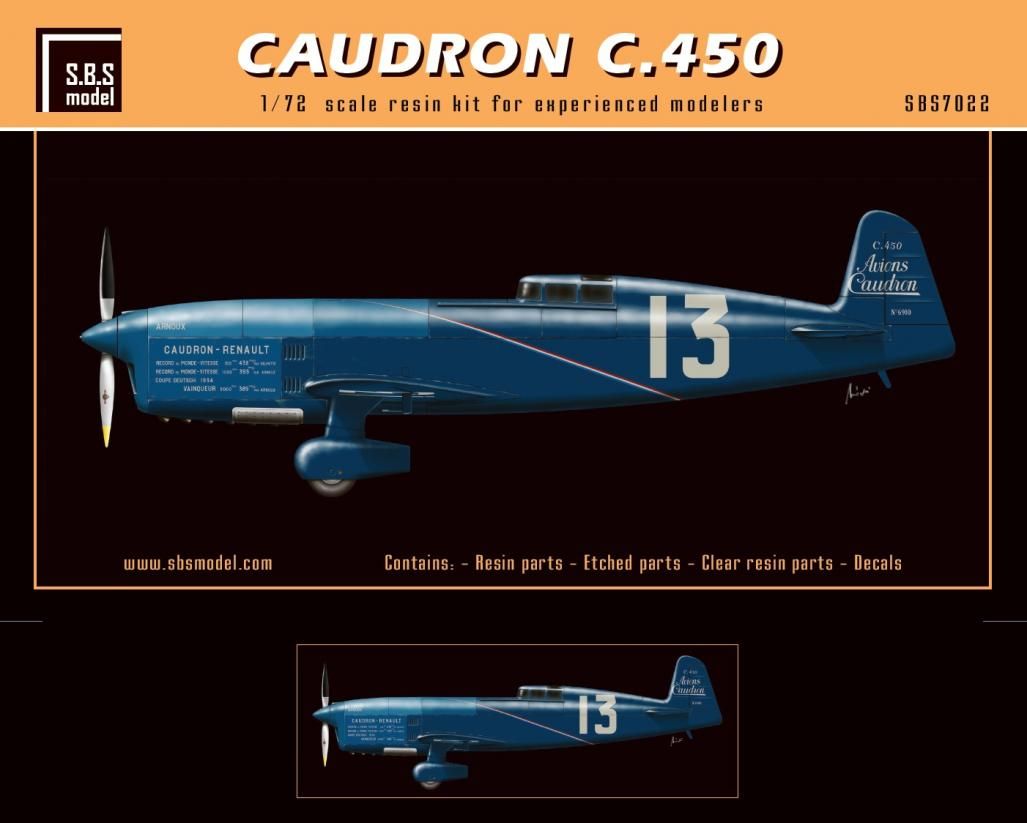 1:72 Caudron C.450 | MN modelář