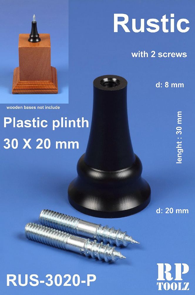 Rustic Plastic plinth 30x20 mm | MN modelář
