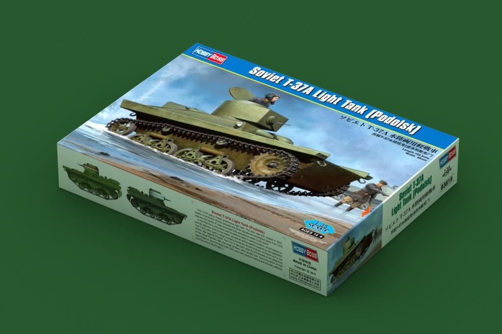 1:35 Soviet T-37A Light Tank (Podolsk) | MN modelář