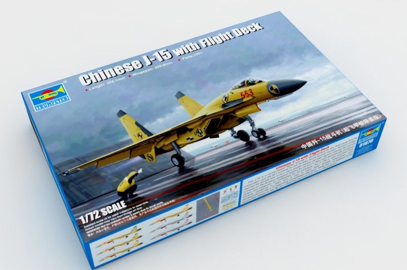 1:72 Chinese J-15 with flight deck | MN modelář