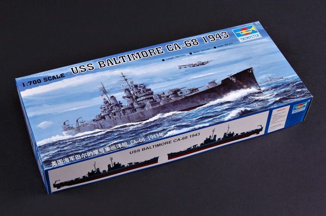 1:700 USS BALTIMORE CA-68 1943 | MN modelář