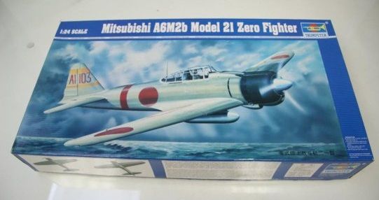 1:24 Mitsubishi A6M2b Model 21 Zero Fighter | MN modelář