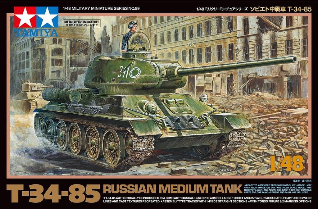 1:48 Russian Medium Tank T-34-85 | MN modelář