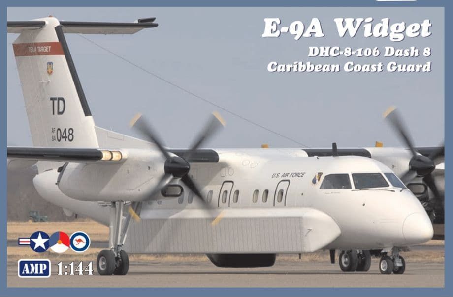 1:144 E-9A Widget DHC-8-106 Dash 8 USAF Caribbean Coast Guard | MN modelář