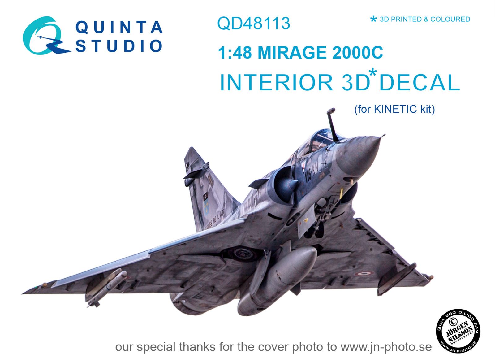 1:48 Mirage 2000C interior 3D decals | MN modelář
