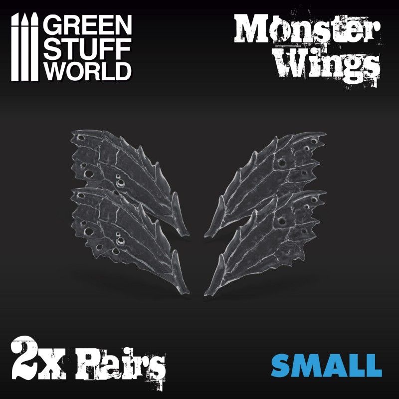 2x Resin Monster Wings - Small | MN modelář
