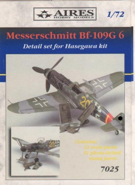 1:72 Messerschmitt Bf 109G-6 detail set | MN modelář