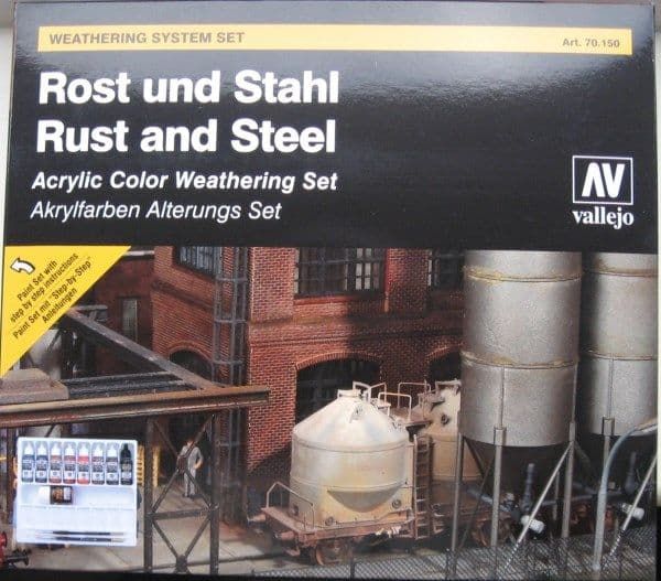 Model Color - Weathering System Set - Rust and Steel | MN modelář