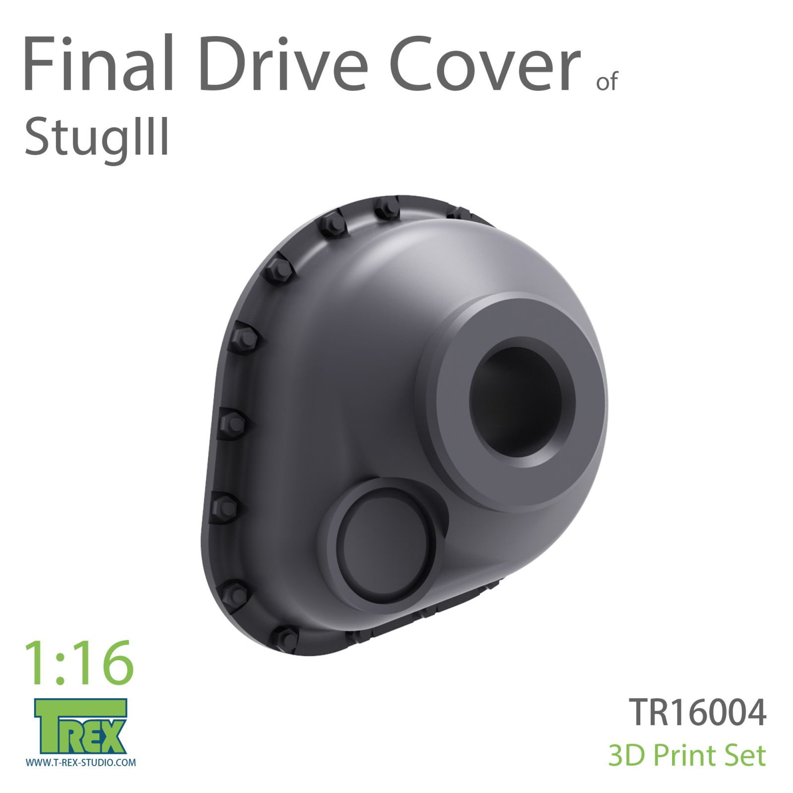 1:16 StugIII Final Drive Cover | MN modelář