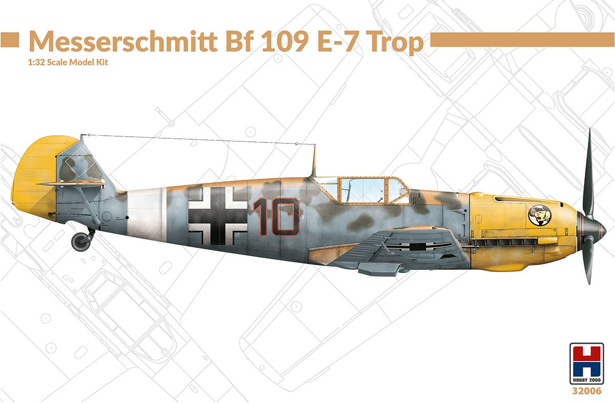 1:32 Messerschmitt Bf 109 E-7 Trop | MN modelář