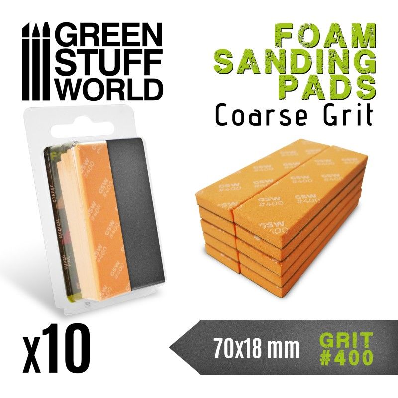 Foam Sanding Pads 400 grit | MN modelář