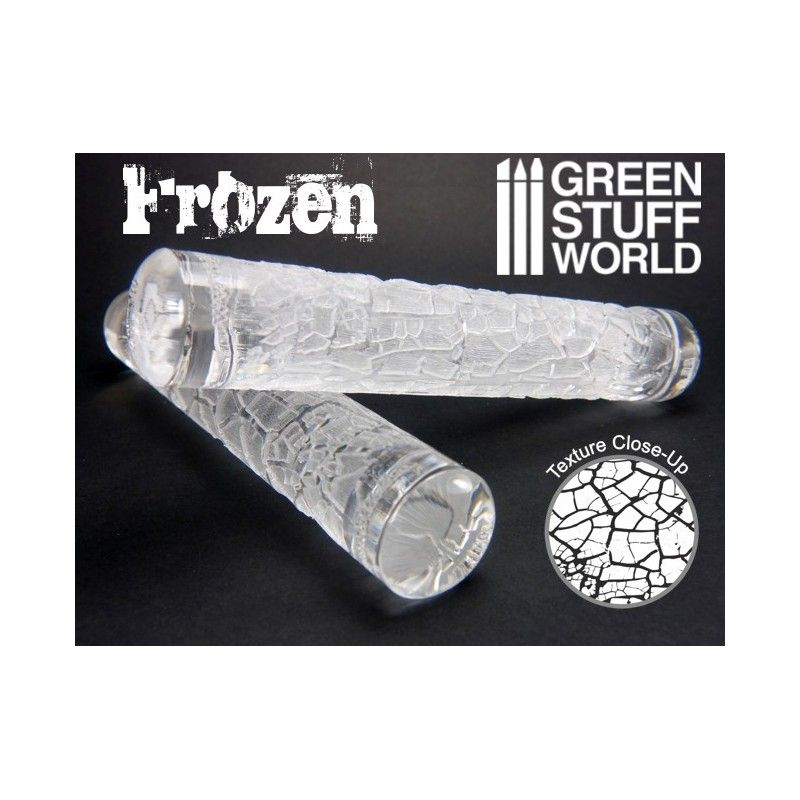 Miniature Terrain Sculpting FROZEN Drought Fields Texture Rolling Pin ...