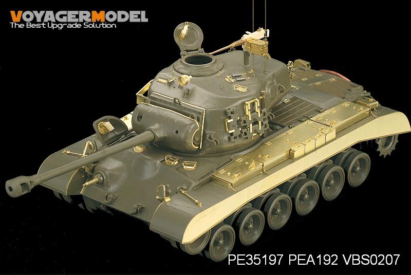 1:35 WWII US Army M26 Pershing Tank Side Skirts and Stowager Bins (For ...