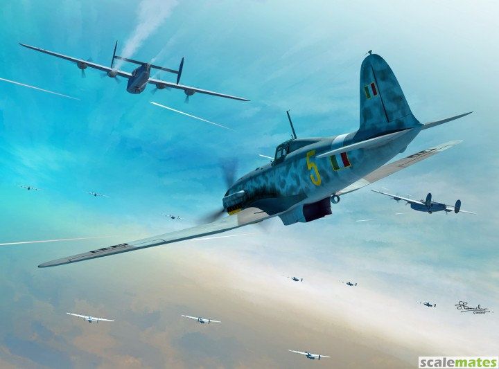 1:72 Fiat G.55 2 in 1 series: box contains 2 complete kits | MN modelář