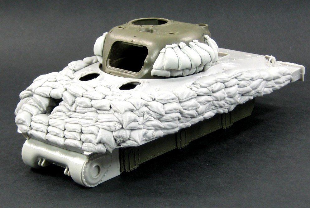 1:35 M4A1 Tank (Early hull) Heavy Sand armor | MN modelář