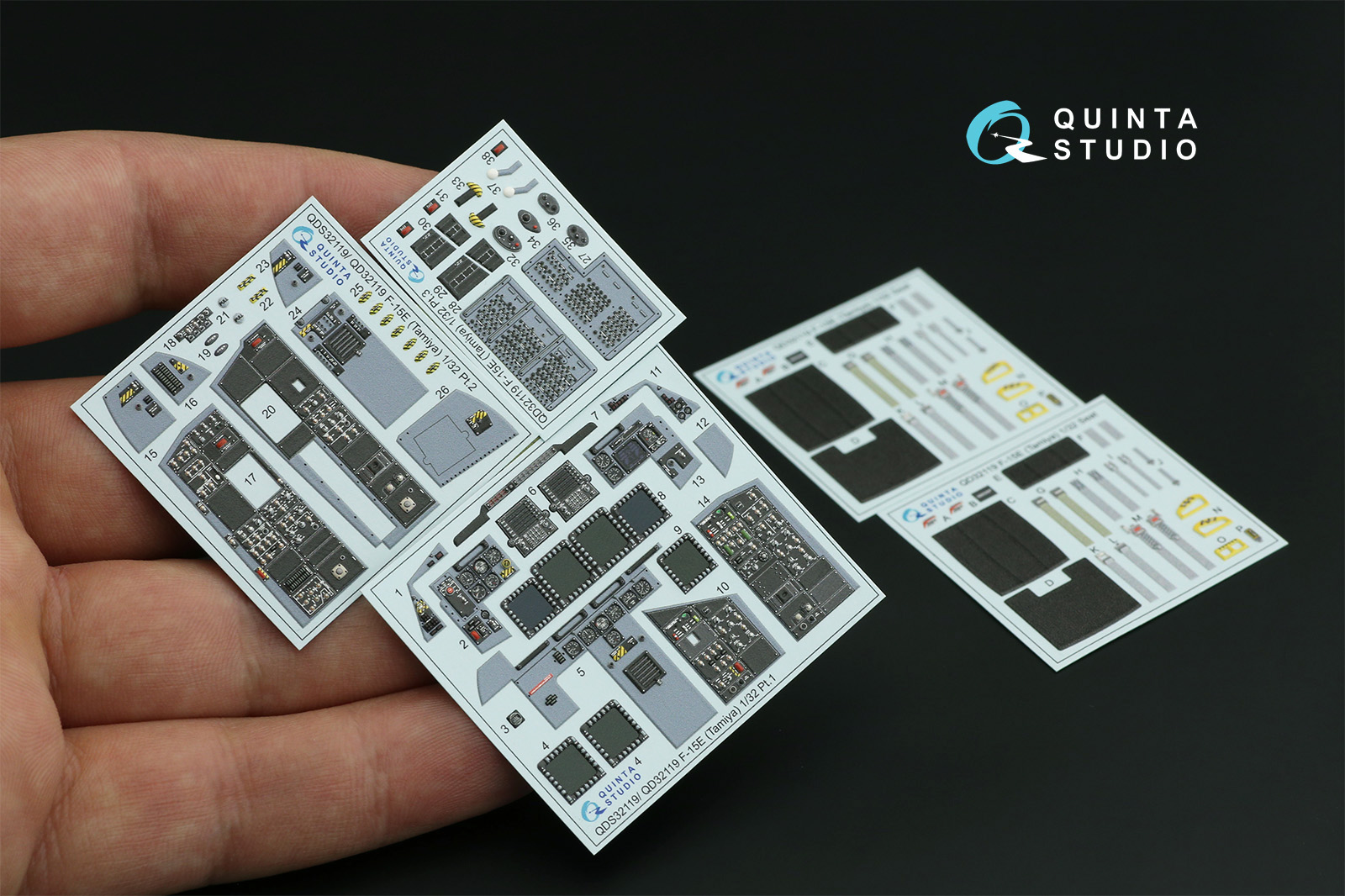 1:32 F-15E 3D-Printed & coloured Interior on decal paper (Tamiya) | MN ...