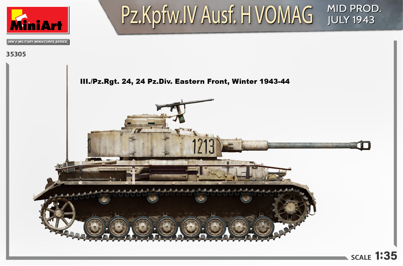 1:35 Pz.Kpfw.IV Ausf. H Vomag. MID PROD. JULY 1943. INTERIOR KIT | MN ...