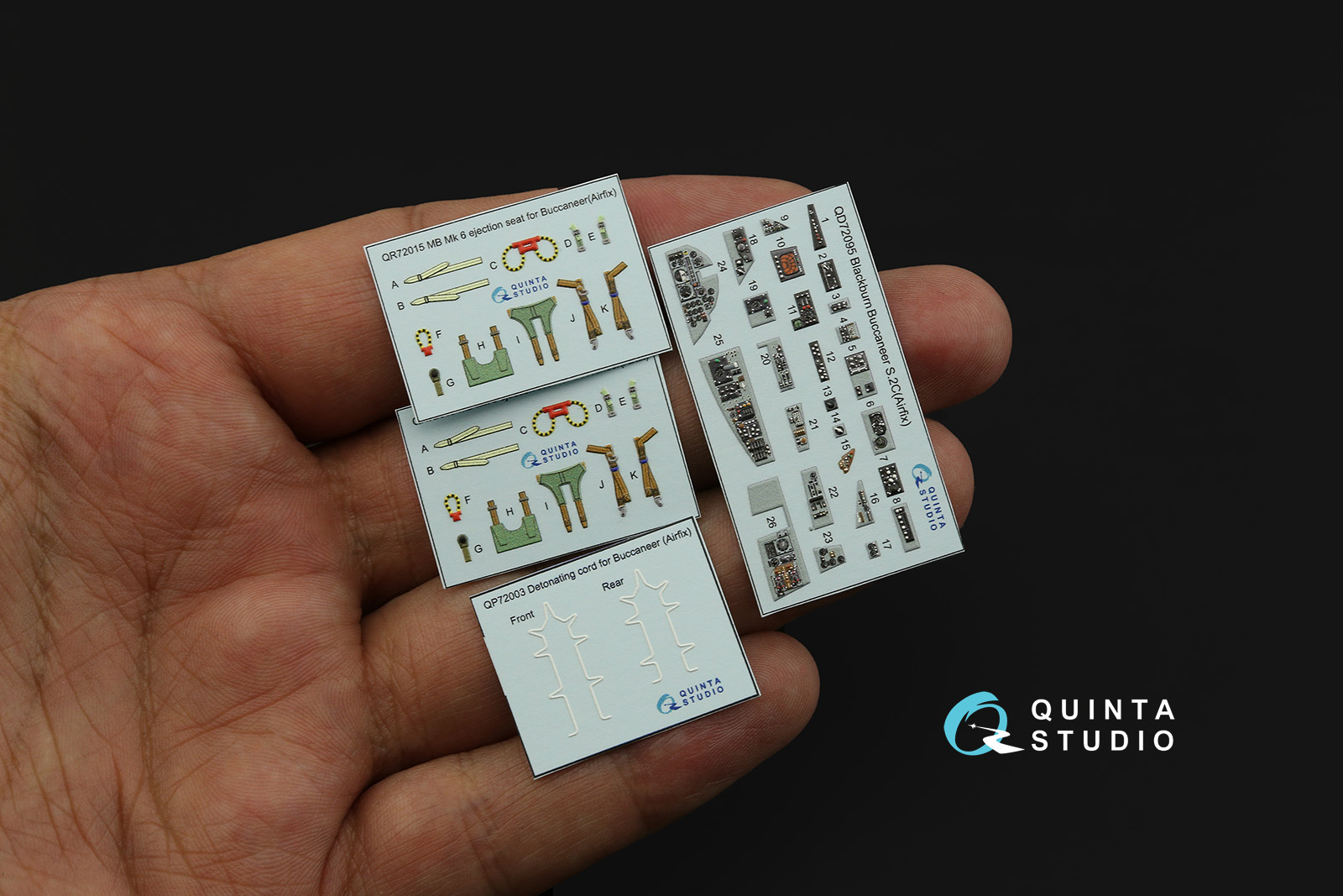 1:72 Blackburn Buccaneer S.2C 3D-Printed & coloured Interior on decal ...