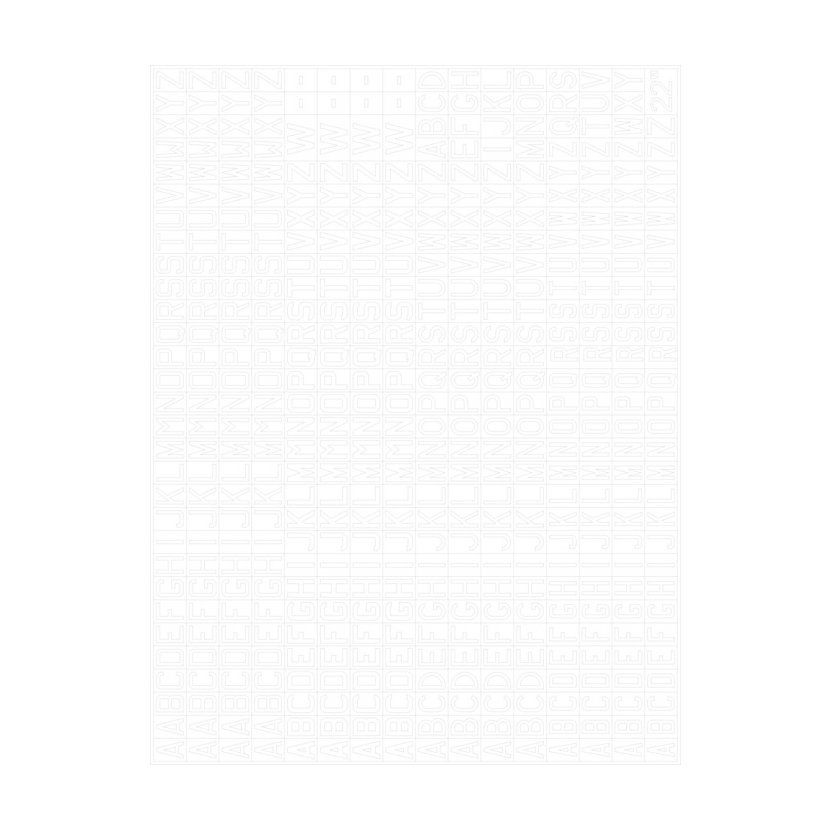 1:72 RAF Code Letters 22 | MN modelář