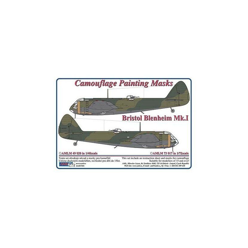 1:48 Bristol Blenheim Mk.I - Designed to be used with CA kits | MN modelář